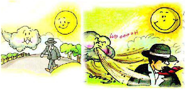 The sun and the wind | Class 5 | Lesson 11 | Question Answer | UPMSP ...